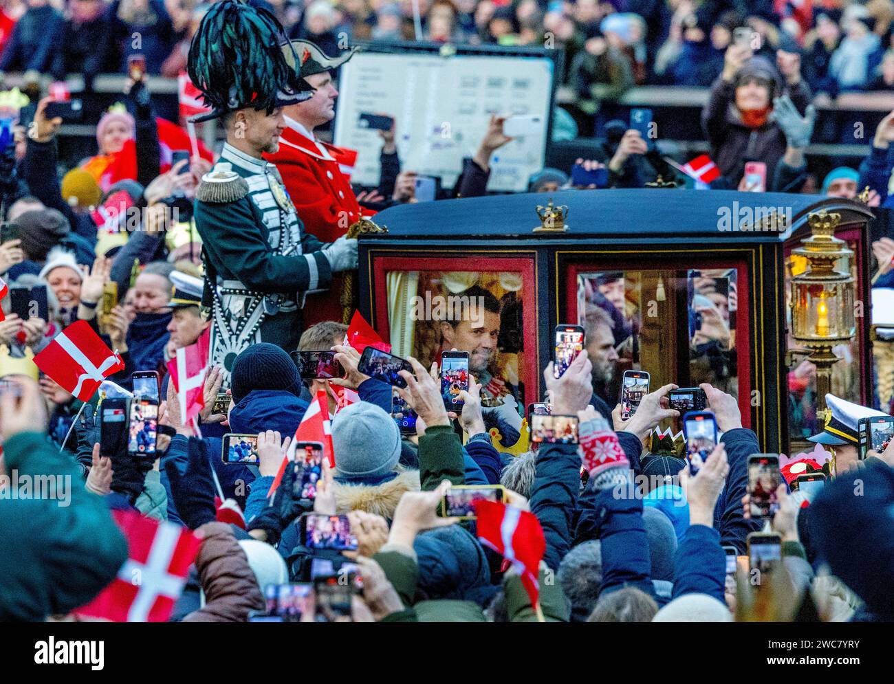 Proclamation of King Frederik X of Denmark King Frederik X and Queen ...