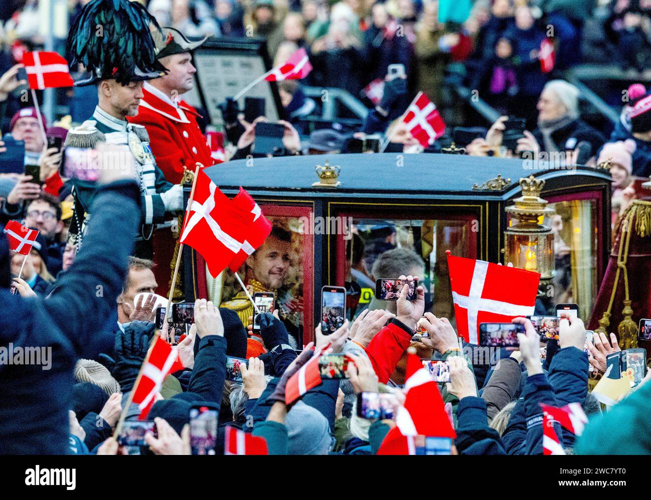 Proclamation of King Frederik X of Denmark King Frederik X and Queen ...