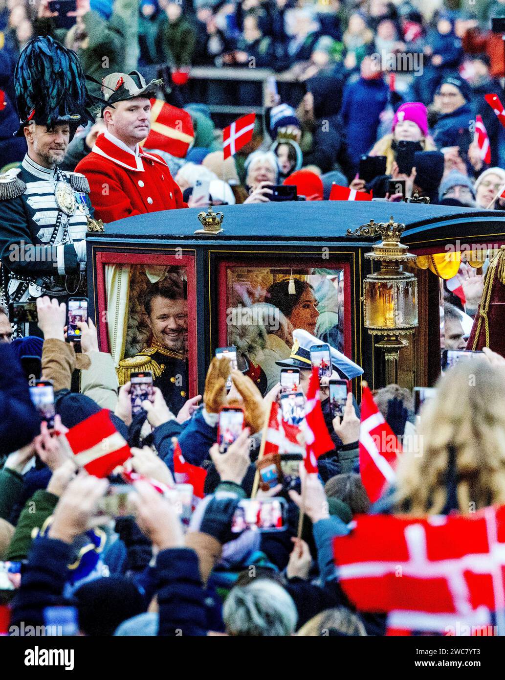 Proclamation of King Frederik X of Denmark King Frederik X and Queen ...