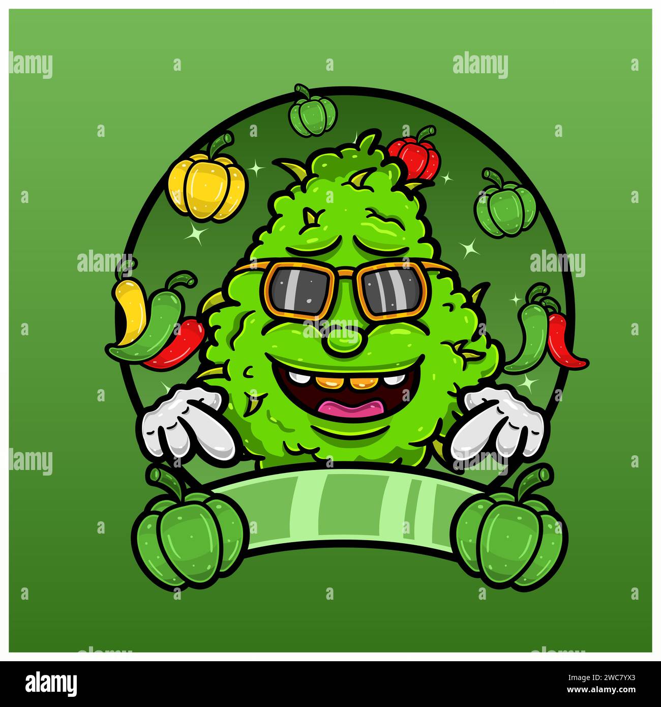 Pepper weed Stock Vector Images - Alamy