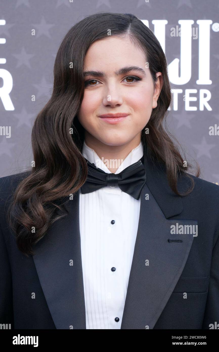 Abby Ryder Fortson arrives at the 29th Critics Choice Awards on Sunday ...