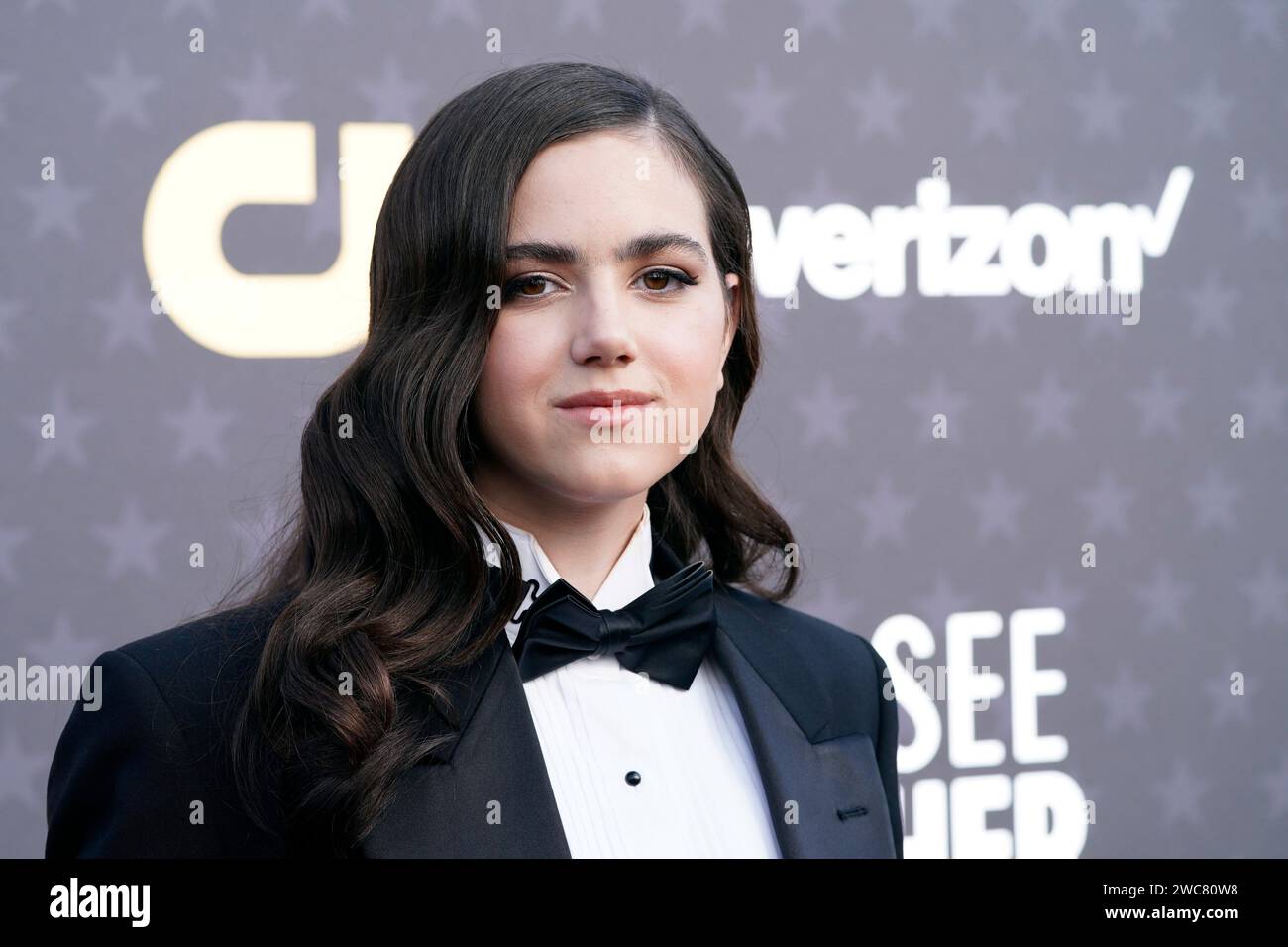 Abby Ryder Fortson arrives at the 29th Critics Choice Awards on Sunday ...