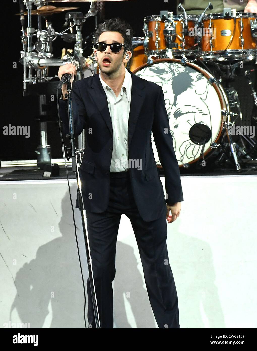 The 1975 - Matty Healy performs onstage at the 2024 iHeartRadio ALTer ...