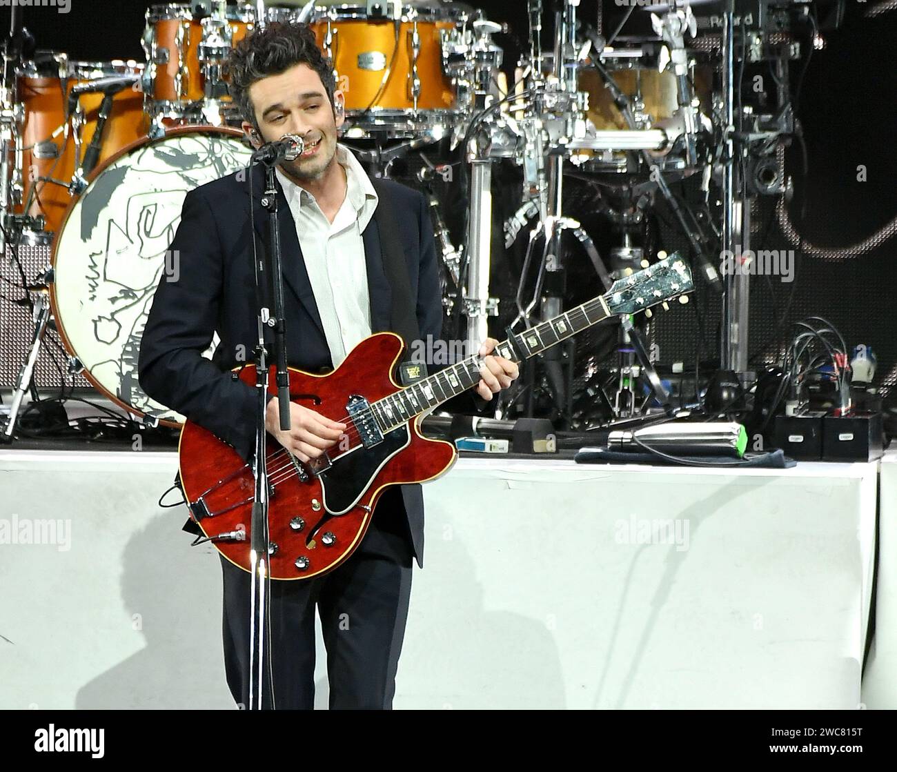 The 1975 - Matty Healy performs onstage at the 2024 iHeartRadio ALTer ...