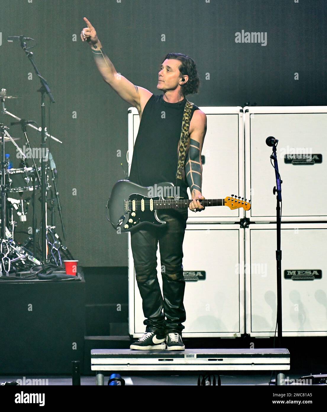 Anaheim, USA. 14th Jan, 2024. BUSH - Gavin Rossdale performs onstage at ...