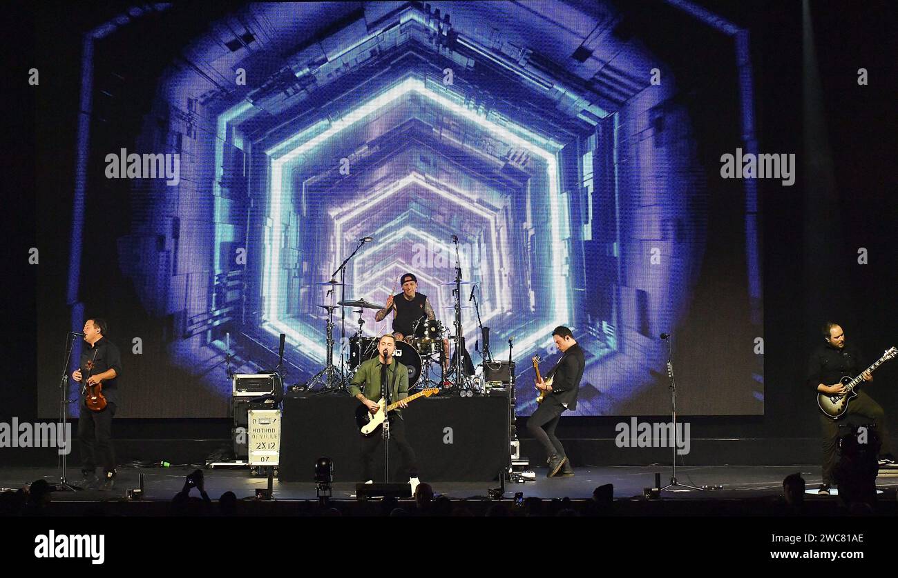 Yellowcard - Sean Mackin, Ryan Key, Josh Portman and Ryan Mendez ...