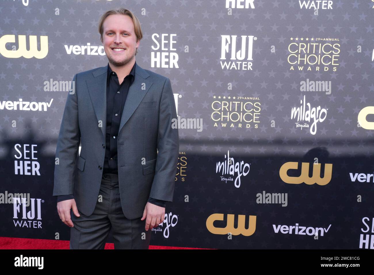 John Early arrives at the 29th Critics Choice Awards on Sunday, Jan. 14 ...