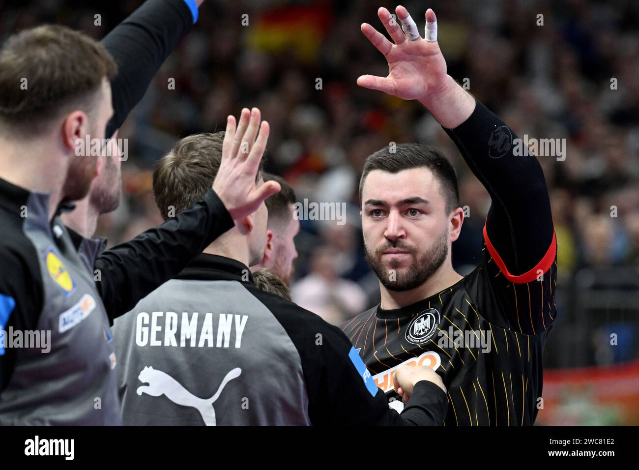 Berlin, Germany. 14th Jan, 2024. Handball: European Championship, North ...
