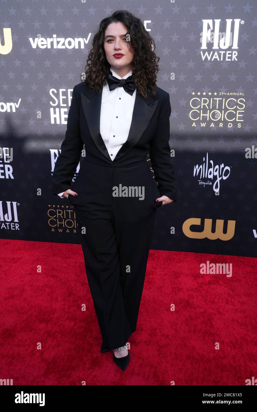 Emma Seligman arrives at the 29th Critics Choice Awards on Sunday, Jan ...