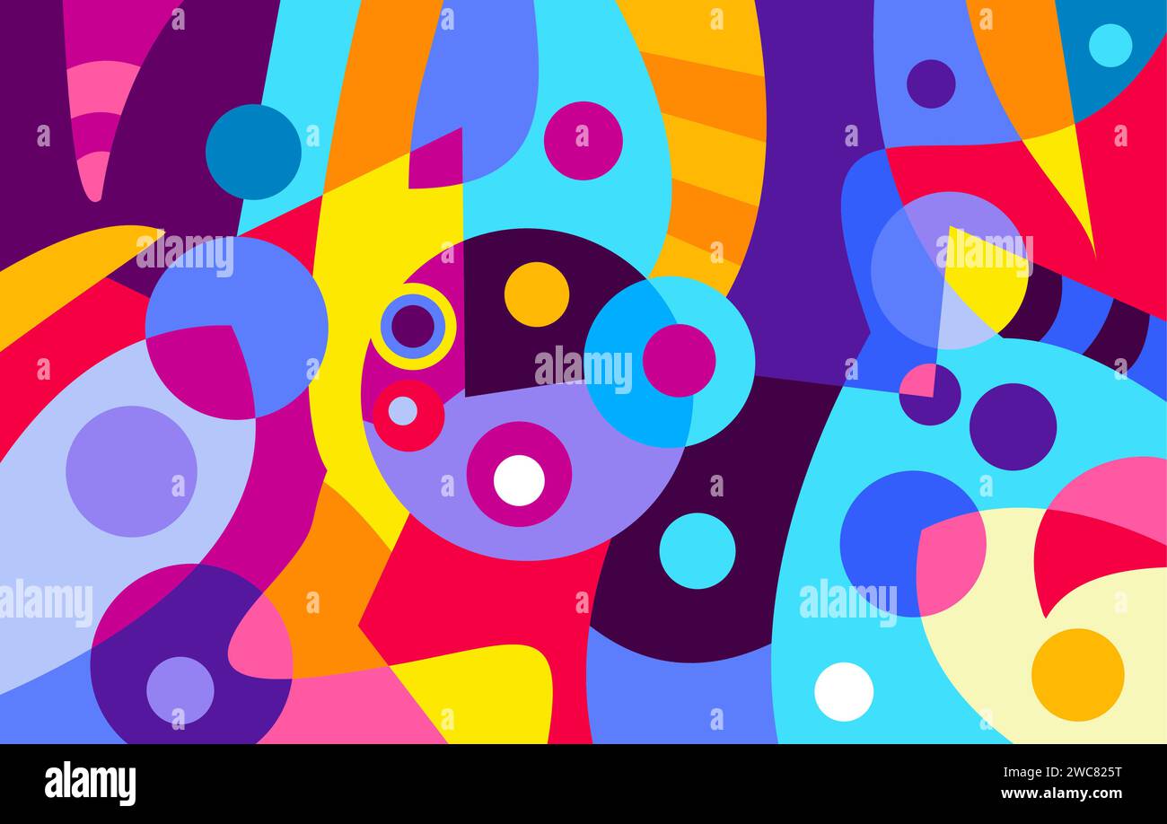 colorful abstract art Stock Vector Image & Art - Alamy