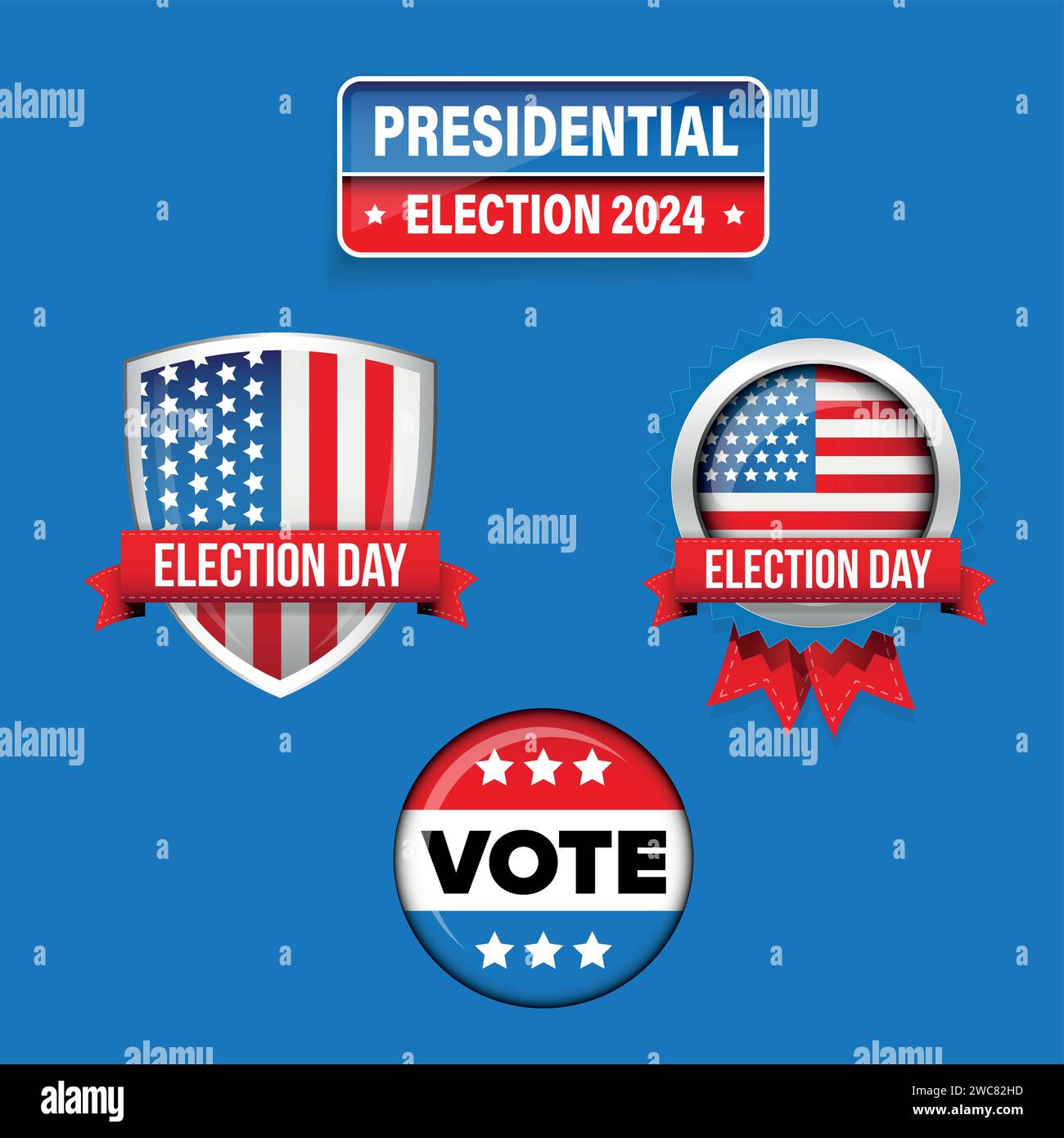 Election 2024 vector vectors hi-res stock photography and images - Alamy