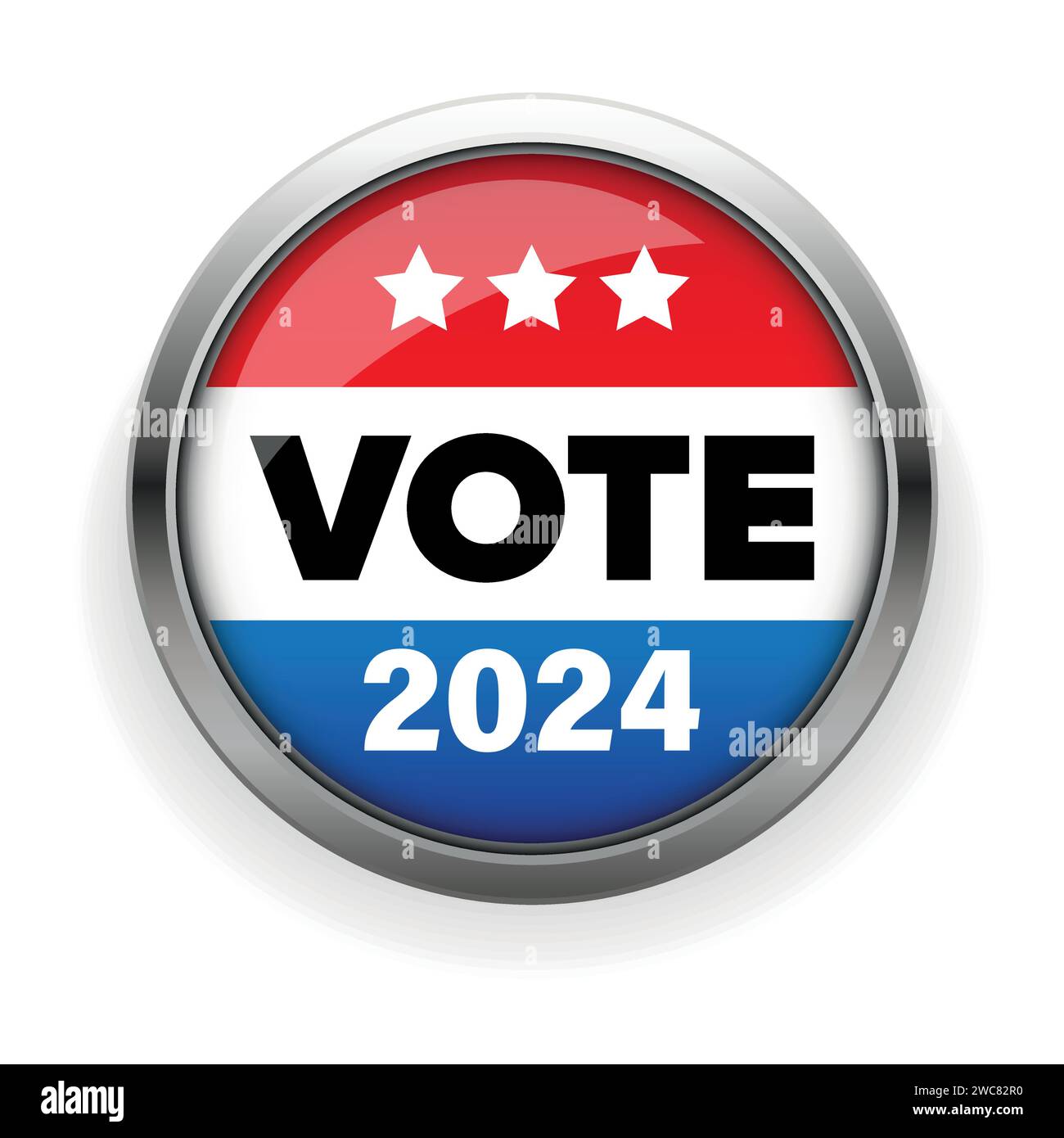 Usa Presidential election Vote badge Stock Vector Image & Art - Alamy