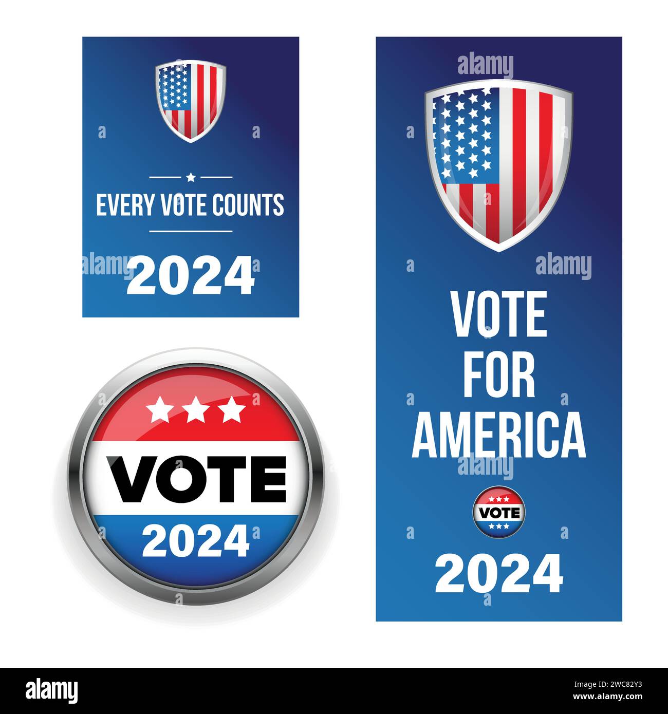 Election 2024 vector vectors hi-res stock photography and images - Alamy
