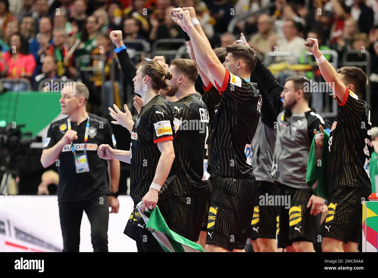 Berlin, Germany. 14th Jan, 2024. Handball: European Championship, North ...