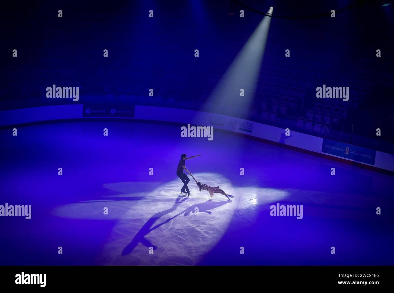 Calgary, Canada. 14th Jan, 2024. Kelly Ann Laurin and Loucas Ethier, of ...
