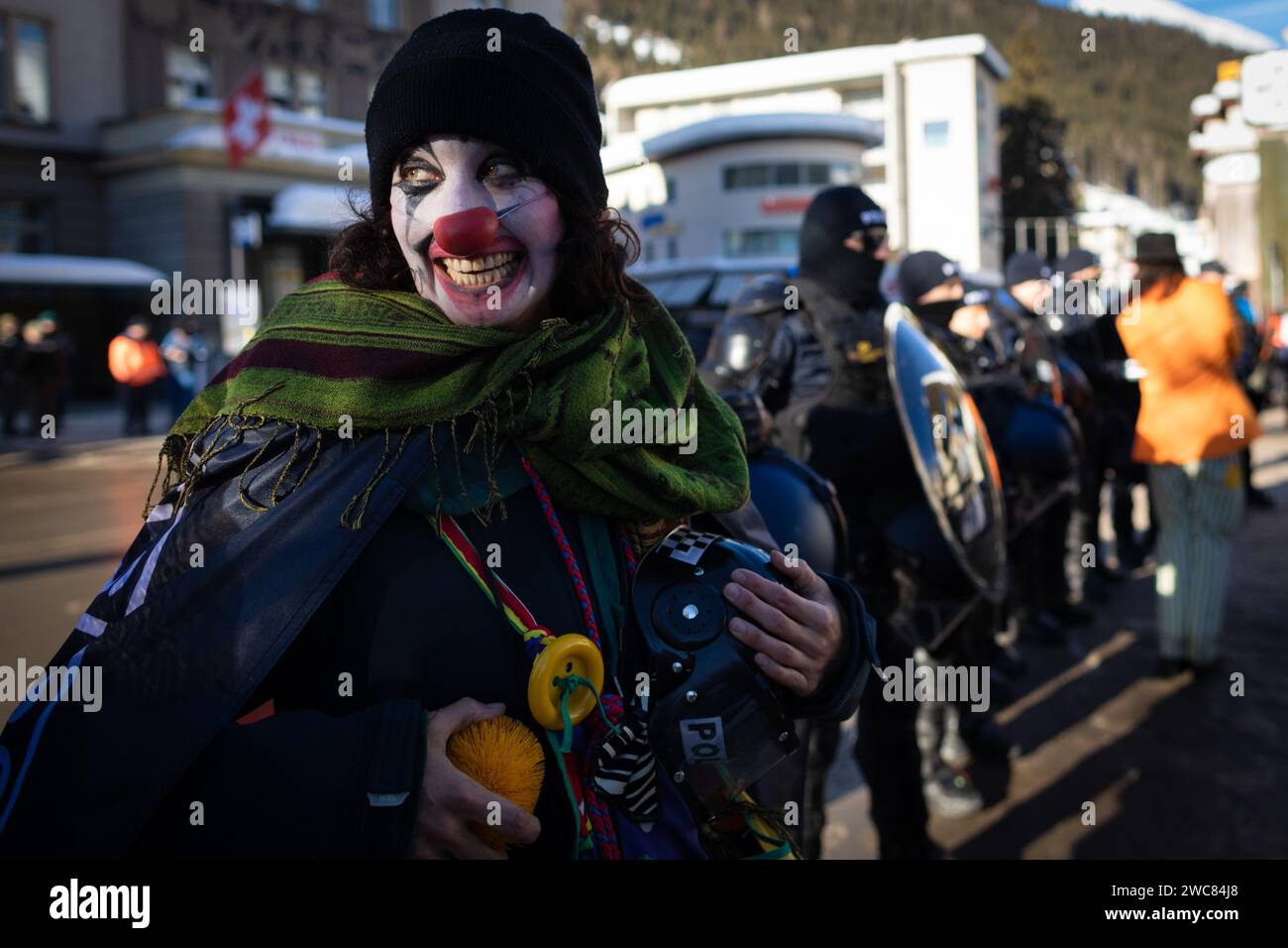 Rally clown police hi-res stock photography and images - Alamy