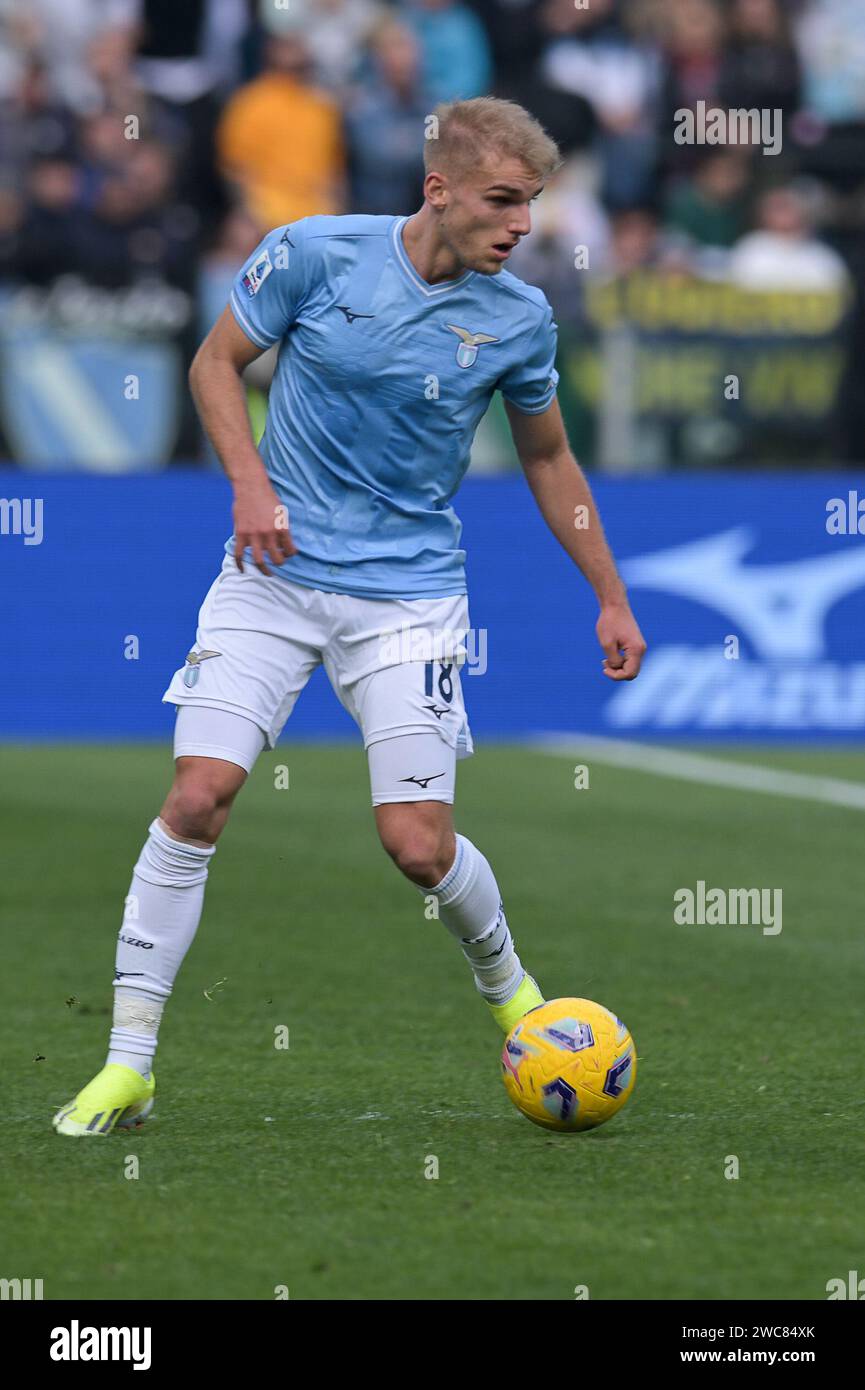 Gustav Isaksen of SS Lazio during Serie A Football Match, Lazio vs ...
