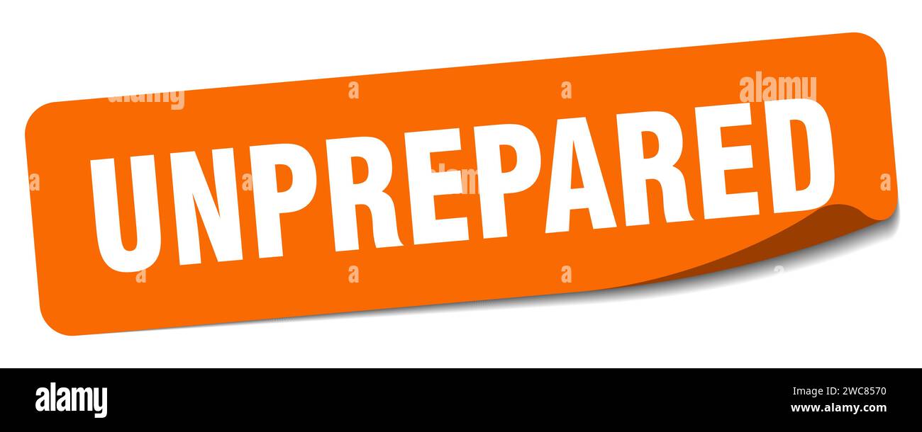 unprepared sticker. unprepared rectangular label isolated on white ...