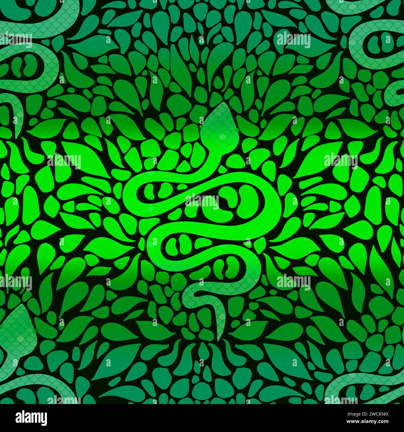 Cartoon animals seamless snakes pattern for wrapping paper and fabrics ...