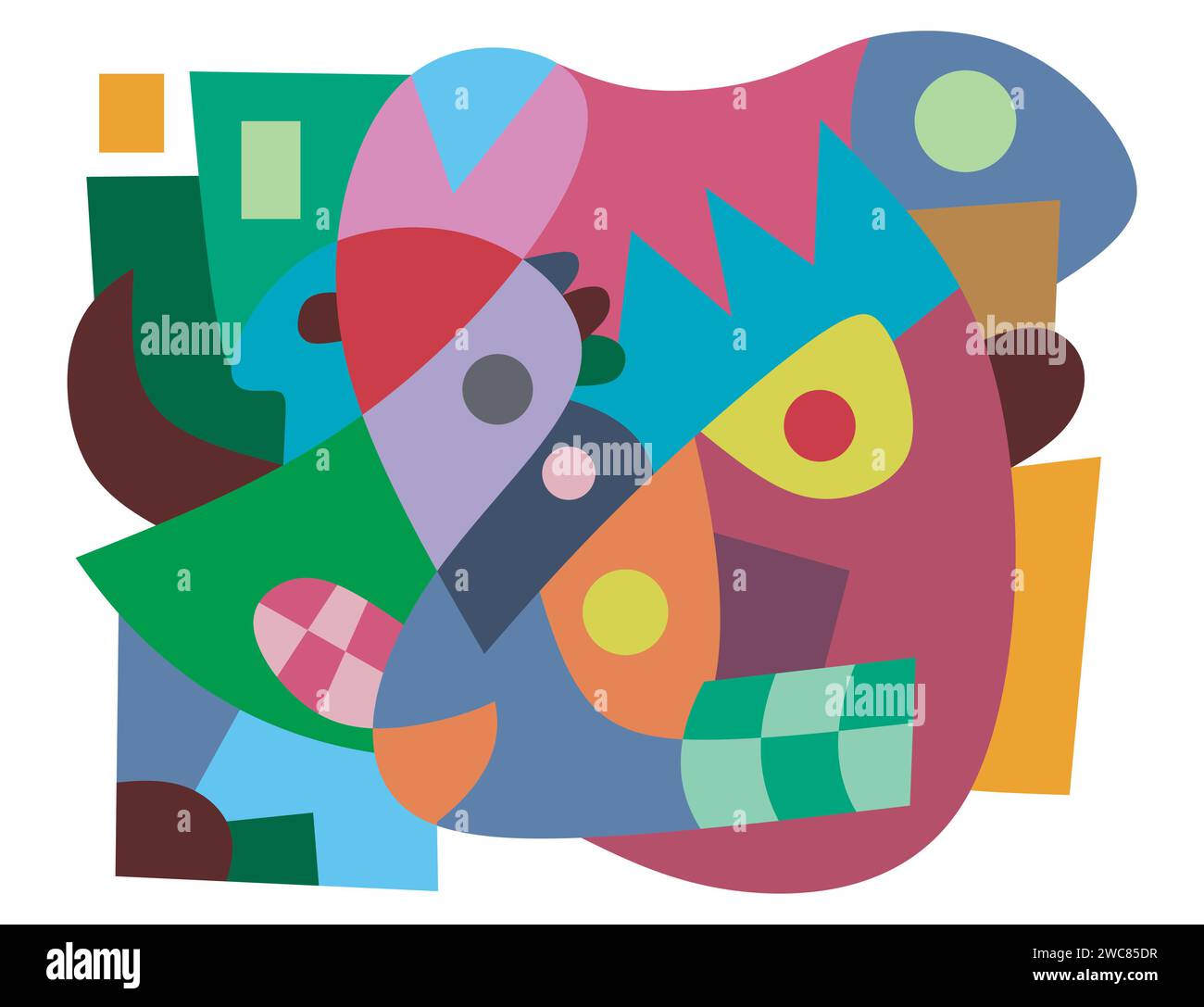 colorful abstract art Stock Vector Image & Art - Alamy
