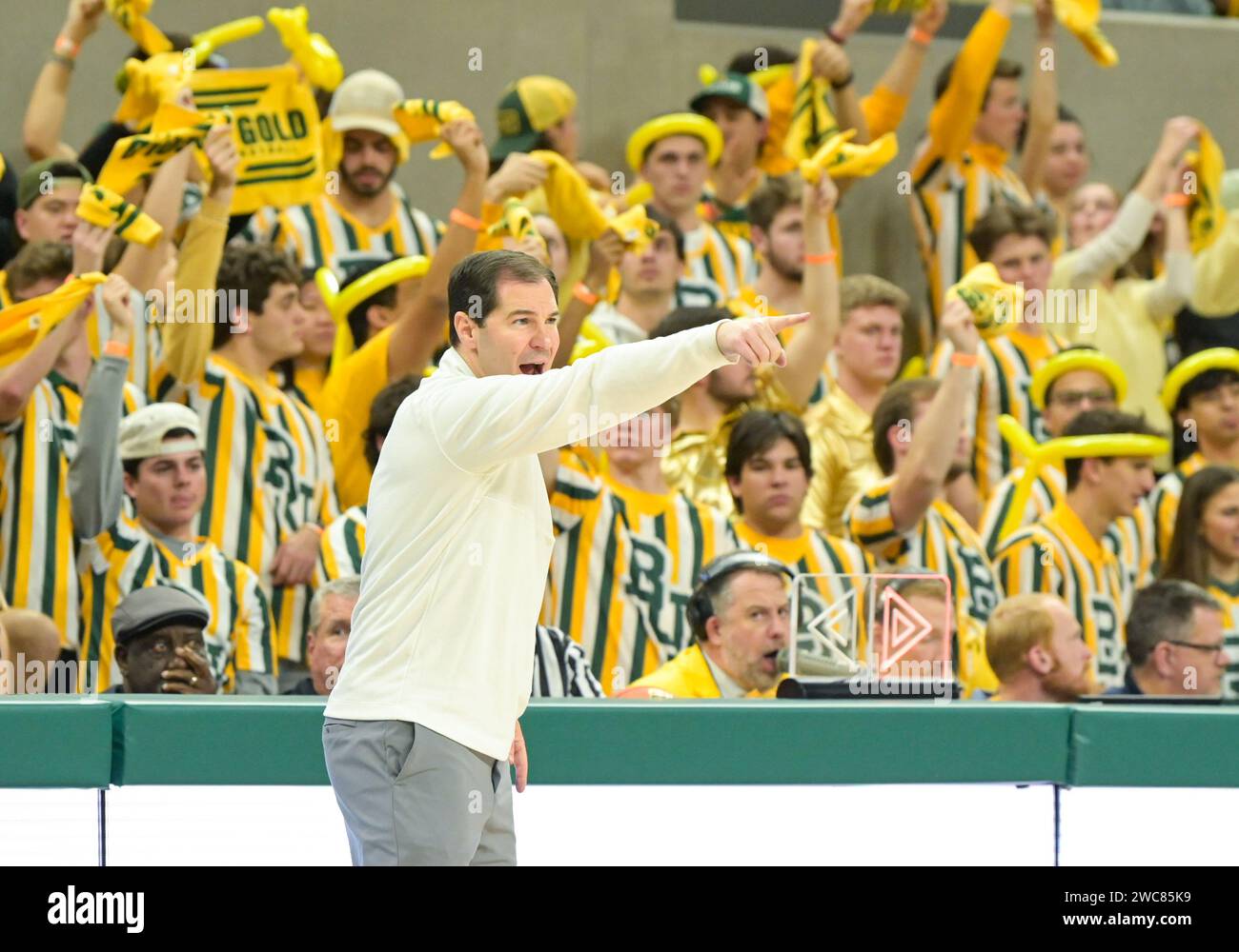 Waco, Texas, USA. 13th Jan, 2024. Baylor Bears head coach SCOTT DREW ...