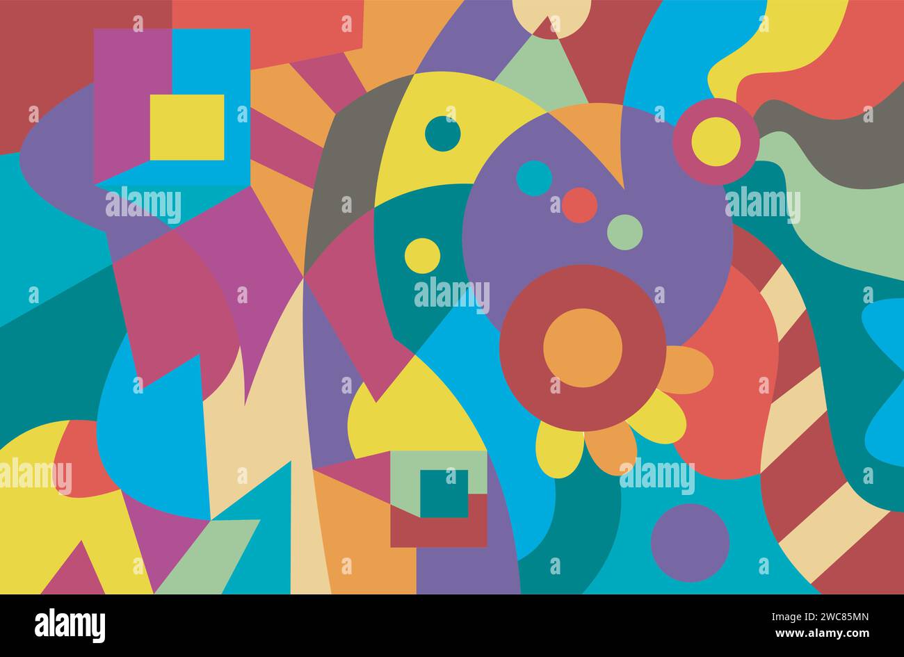 colorful abstract art Stock Vector Image & Art - Alamy