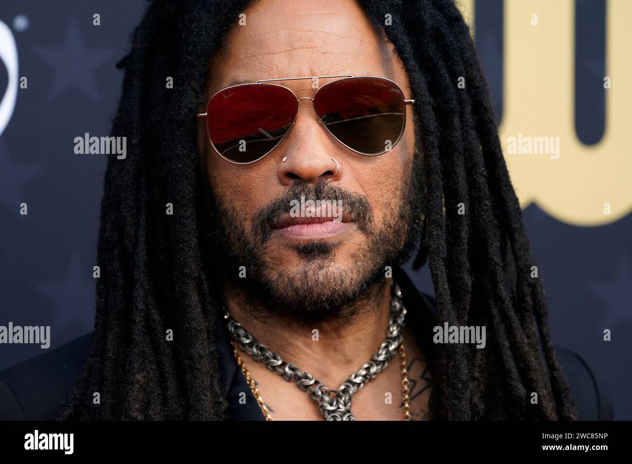 Lenny Kravitz arrives at the 29th Critics Choice Awards on Sunday, Jan ...