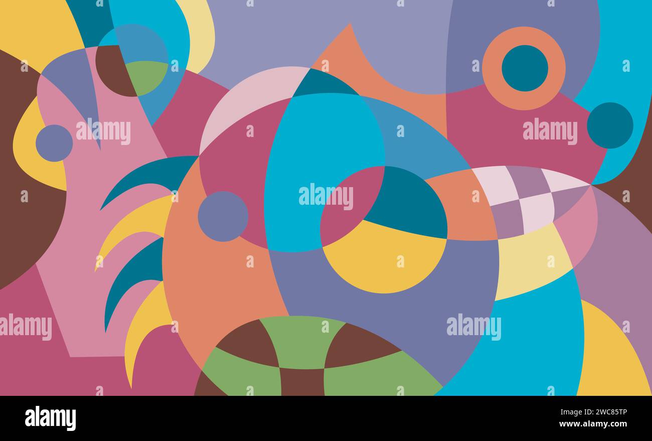 colorful abstract art Stock Vector Image & Art - Alamy