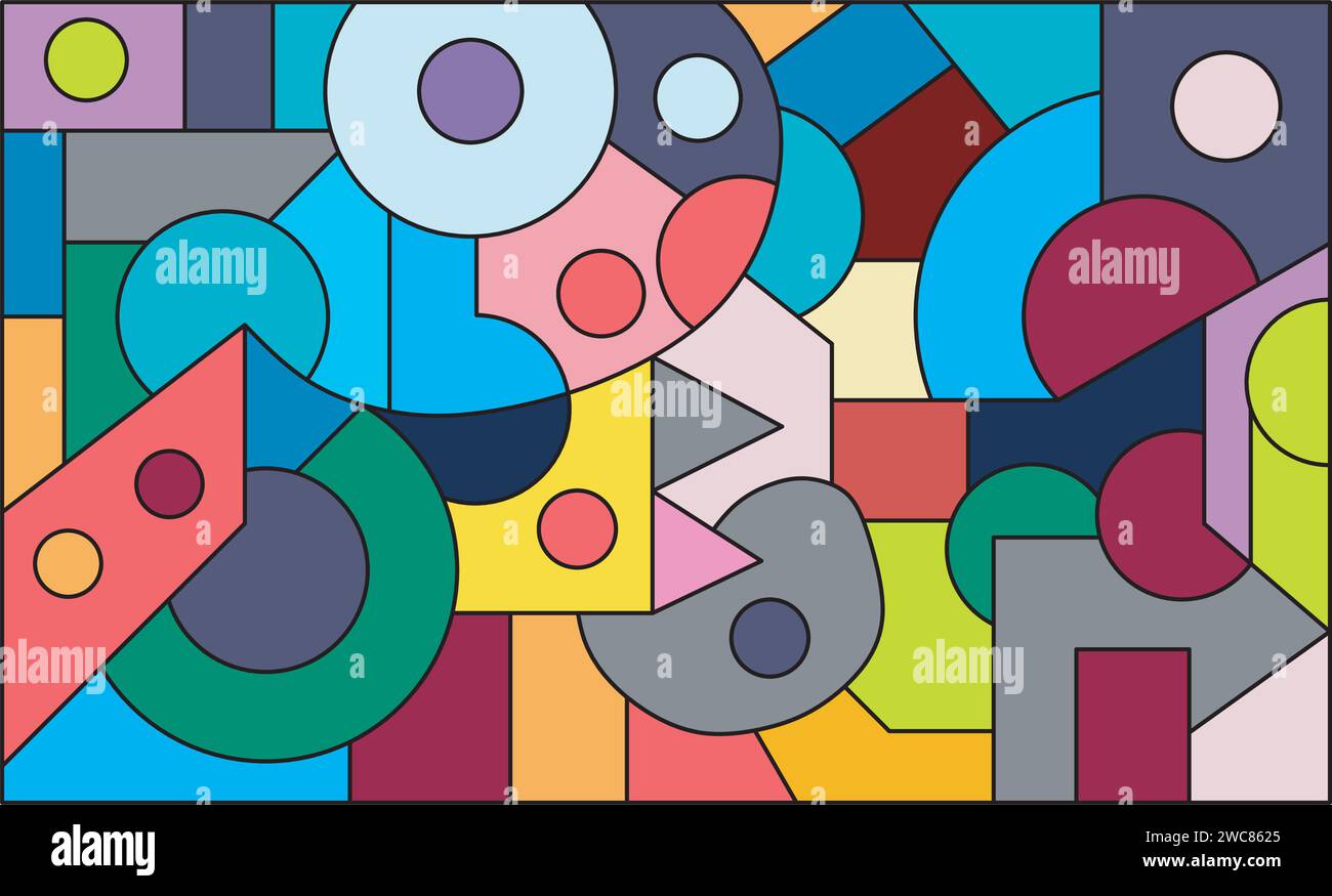 colorful abstract art Stock Vector Image & Art - Alamy