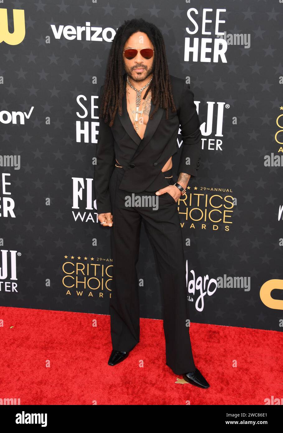 Santa Monica, Ca. 14th Jan, 2024. Lenny Kravitz at the 29th Annual ...