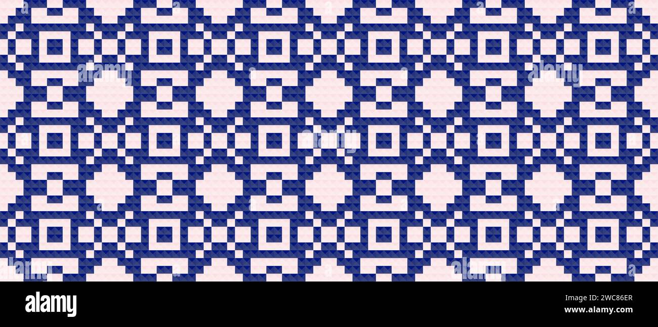 seamless traditional woven pattern called Anyaman Stock Vector Image ...