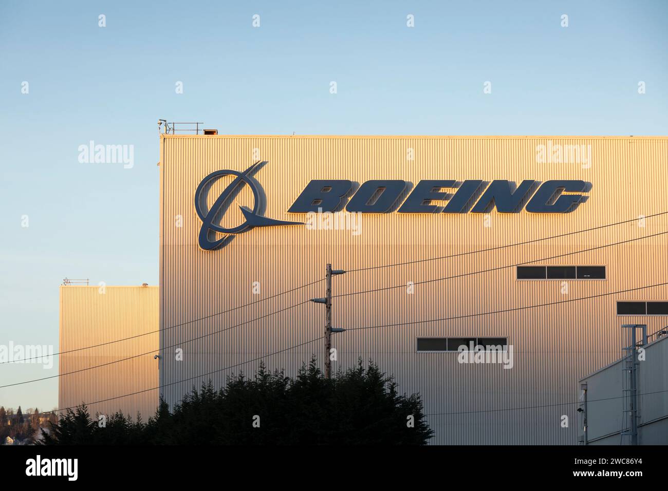 Renton, Washington, USA. 14th January, 2024. The sun rises over the ...