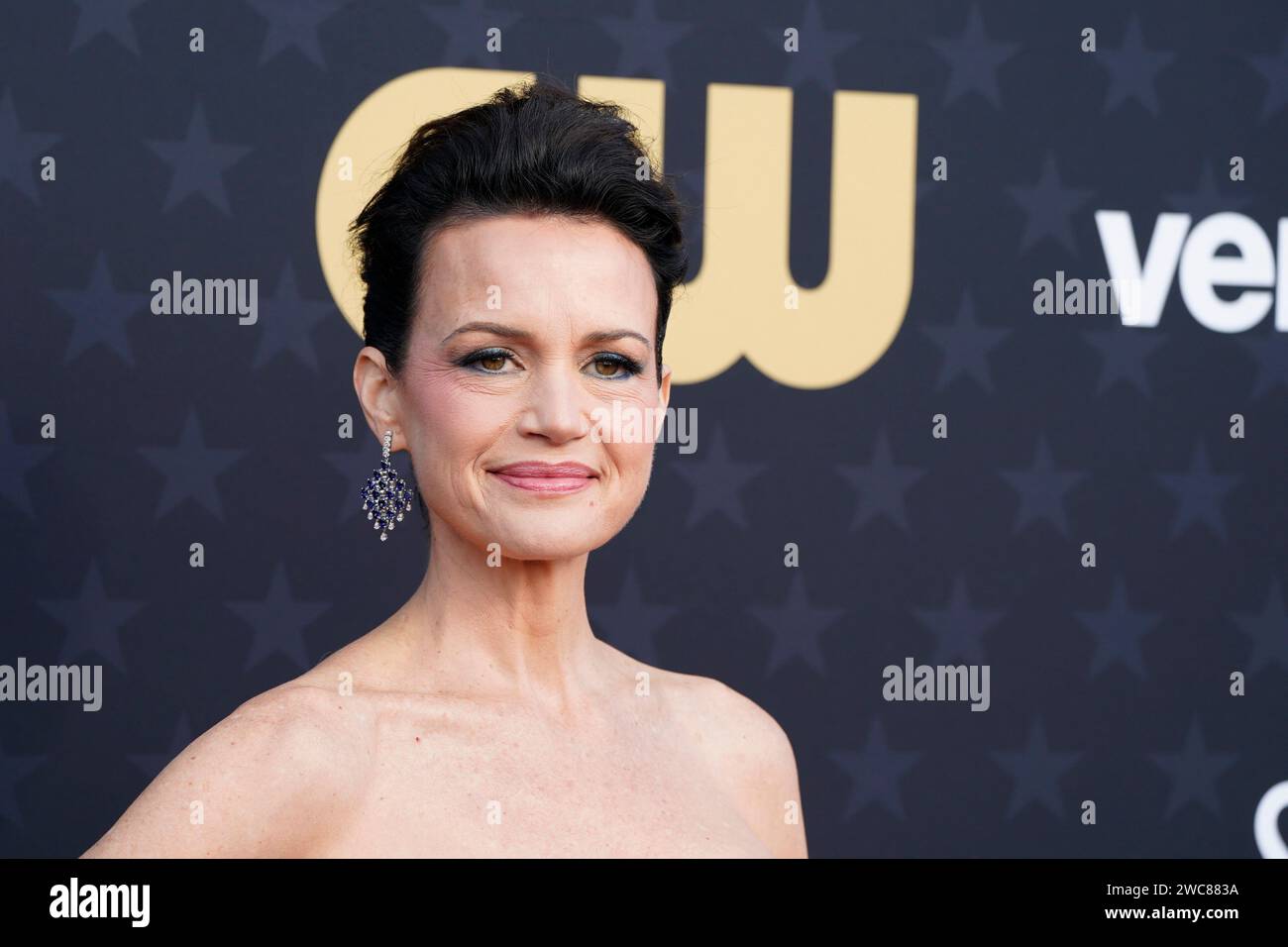 Carla Gugino arrives at the 29th Critics Choice Awards on Sunday, Jan ...