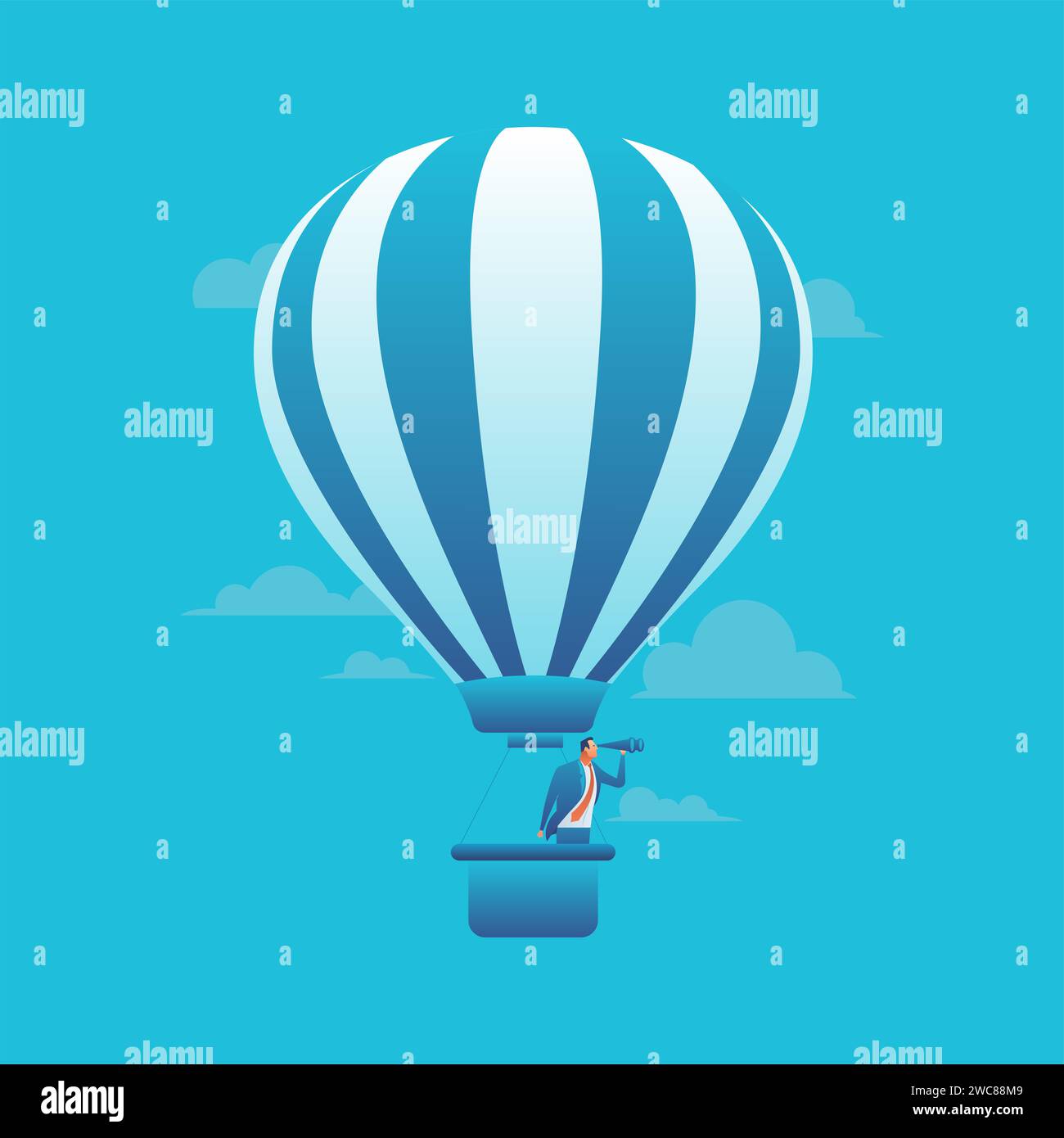 Observer cartoon hi-res stock photography and images - Alamy