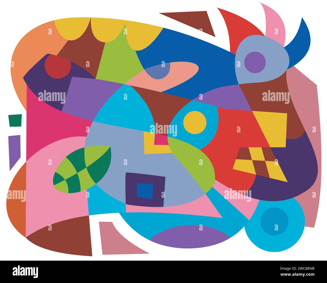 colorful abstract art Stock Vector Image & Art - Alamy