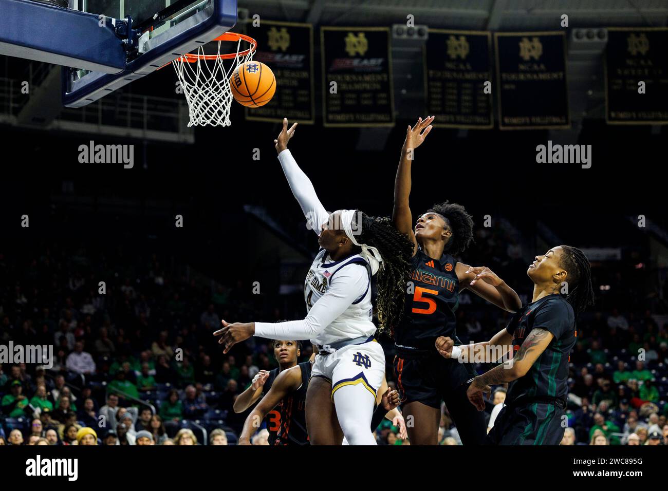 USA. 14th Jan, 2024. January 14, 2024: Notre Dame guard KK Bransford ...