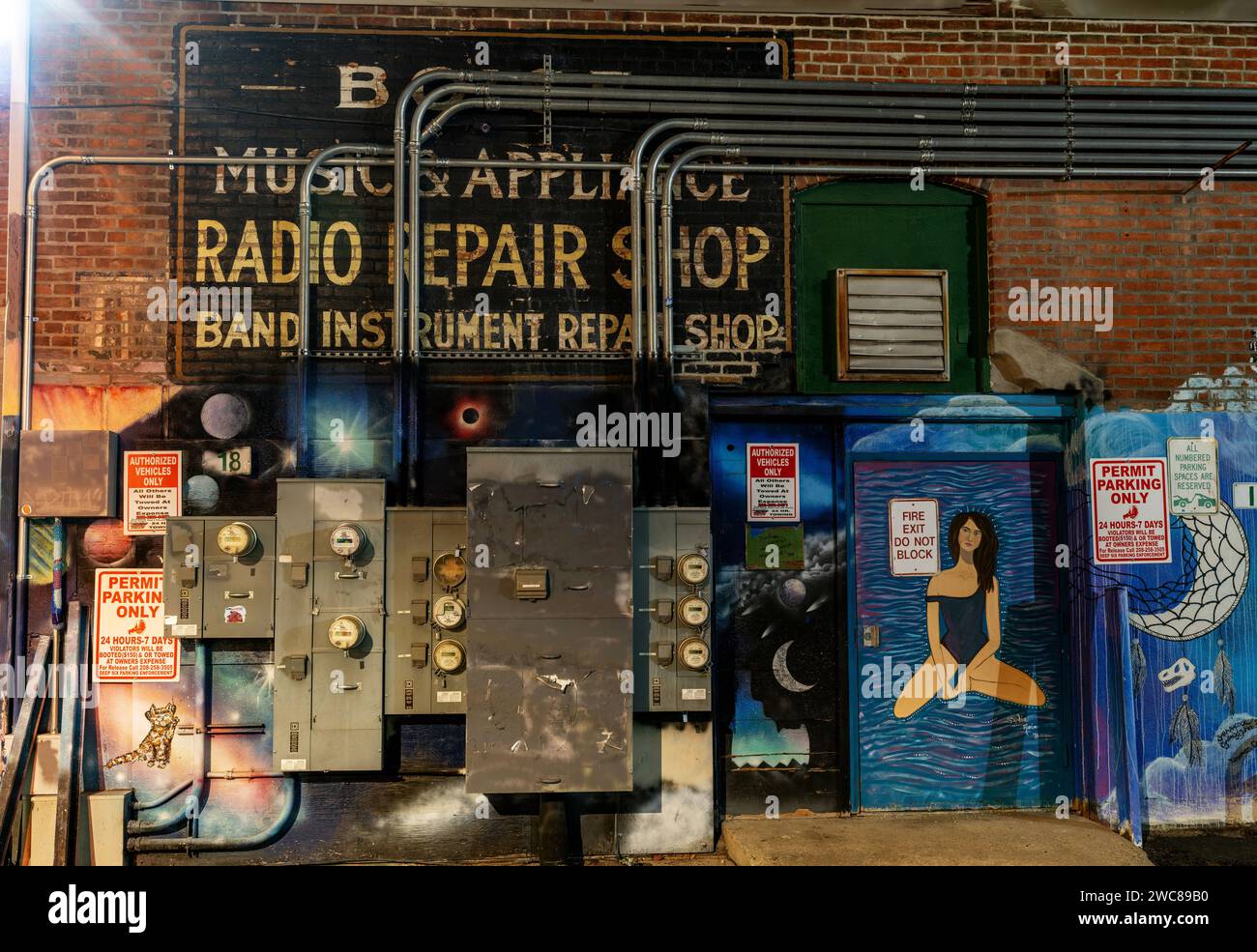Freak alley graffiti boise hi-res stock photography and images - Alamy