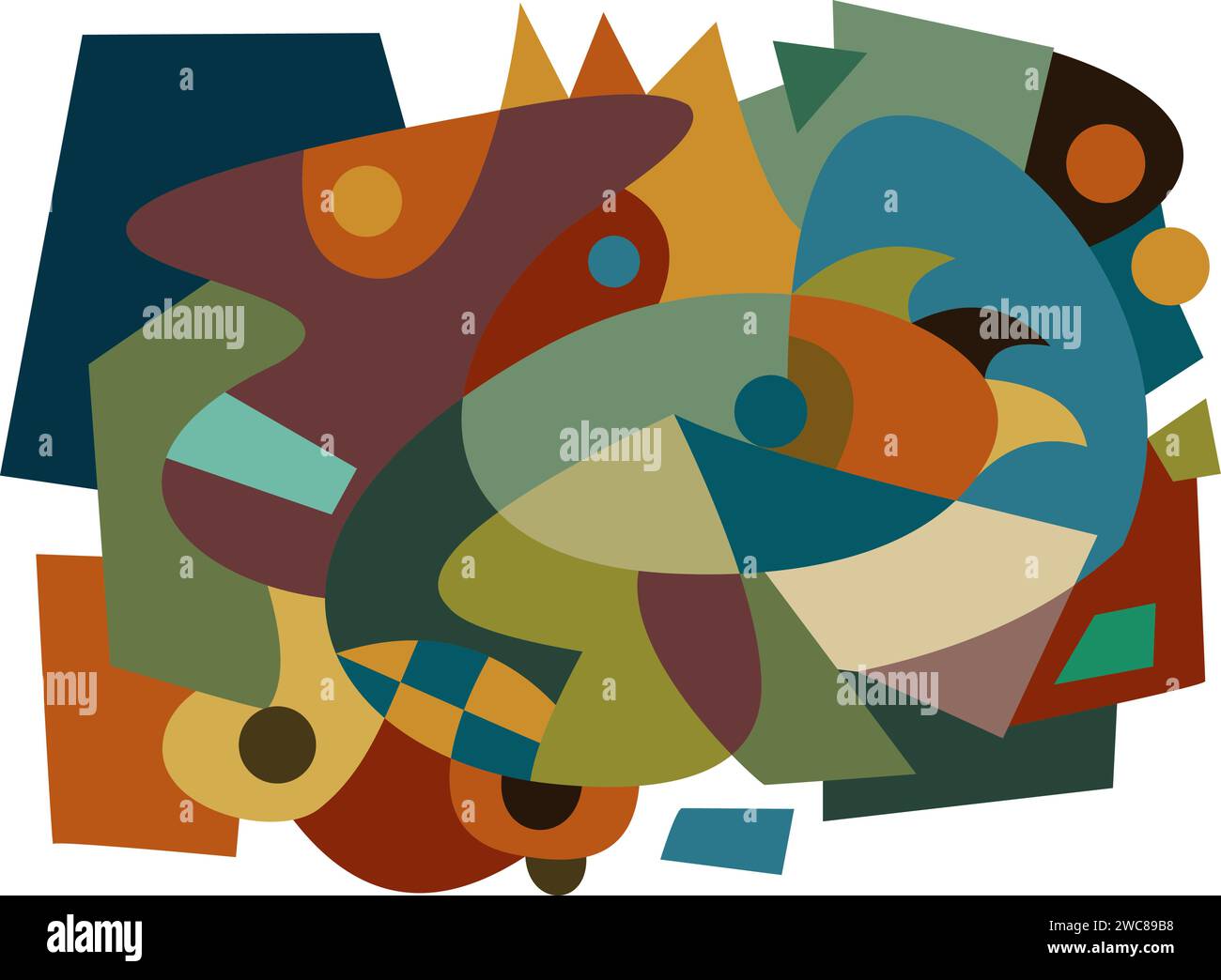 colorful abstract art Stock Vector Image & Art - Alamy