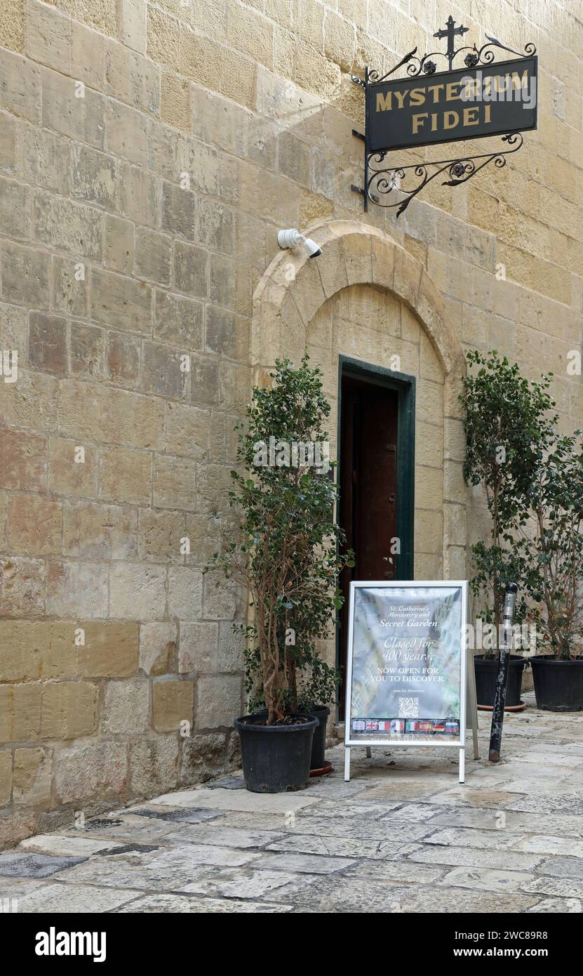 Mysterium Fidei Museum at Valletta Stock Photo - Alamy