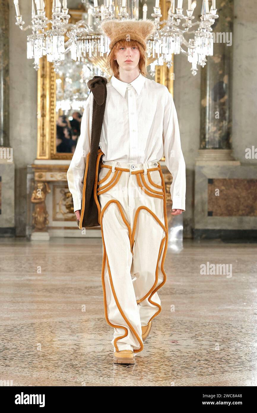 Milan, Italien. 14th Jan, 2024. PRONOUNCE Fall/Winter 2024-2025 Runway ...