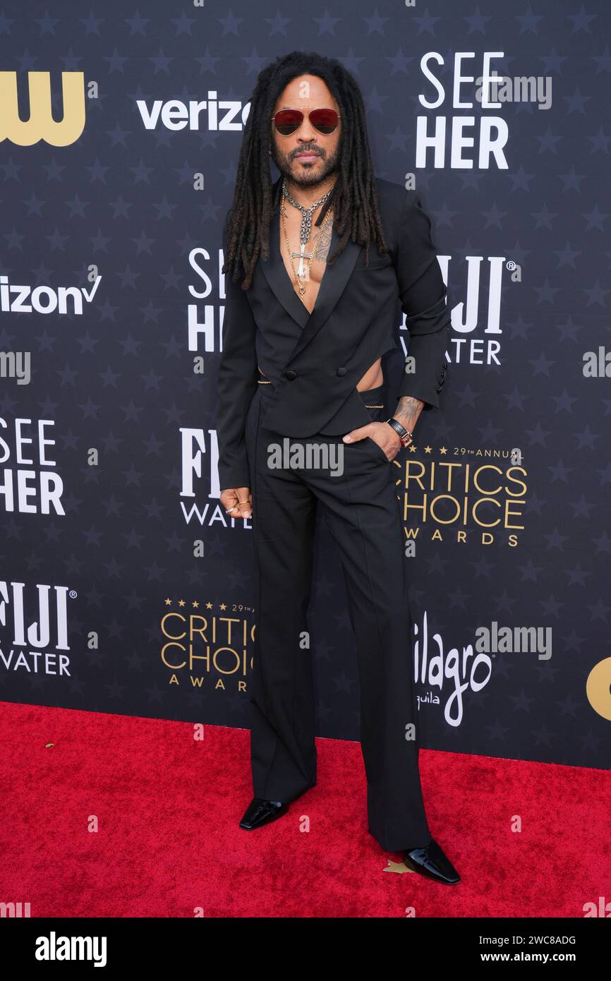 Lenny Kravitz arrives at the 29th Critics Choice Awards on Sunday, Jan ...