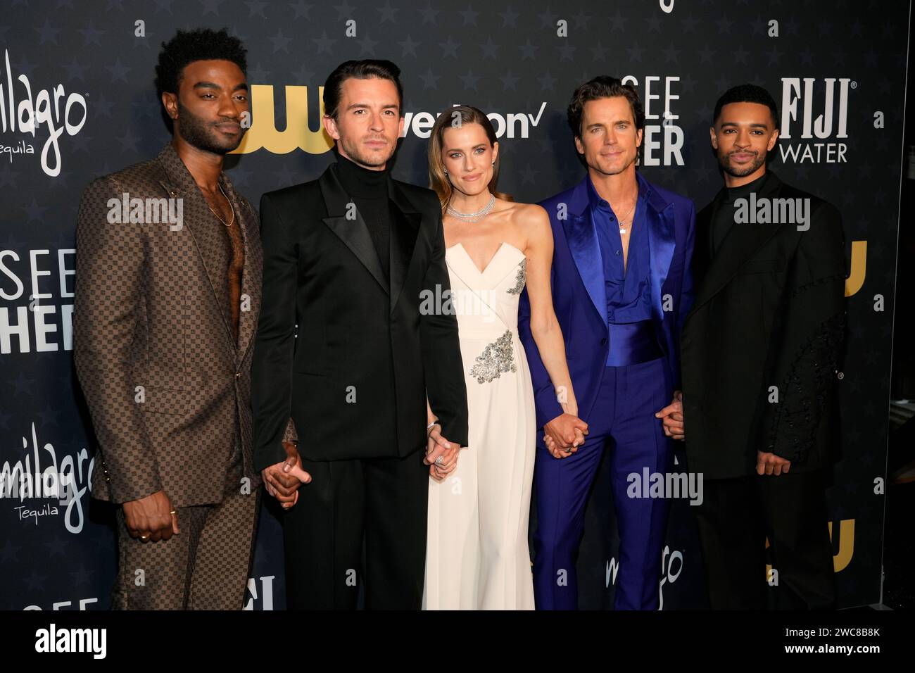 Jelani Alladin, from left, Jonathan Bailey, Allison Williams, Matt ...