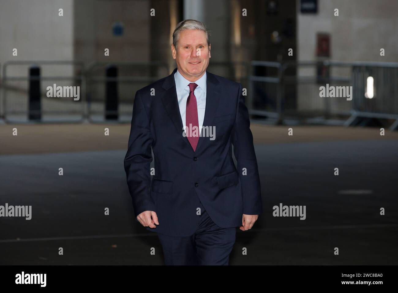 Labour Party leader Sir Keir Starmer arrives at the BBC. Arrivals at ...