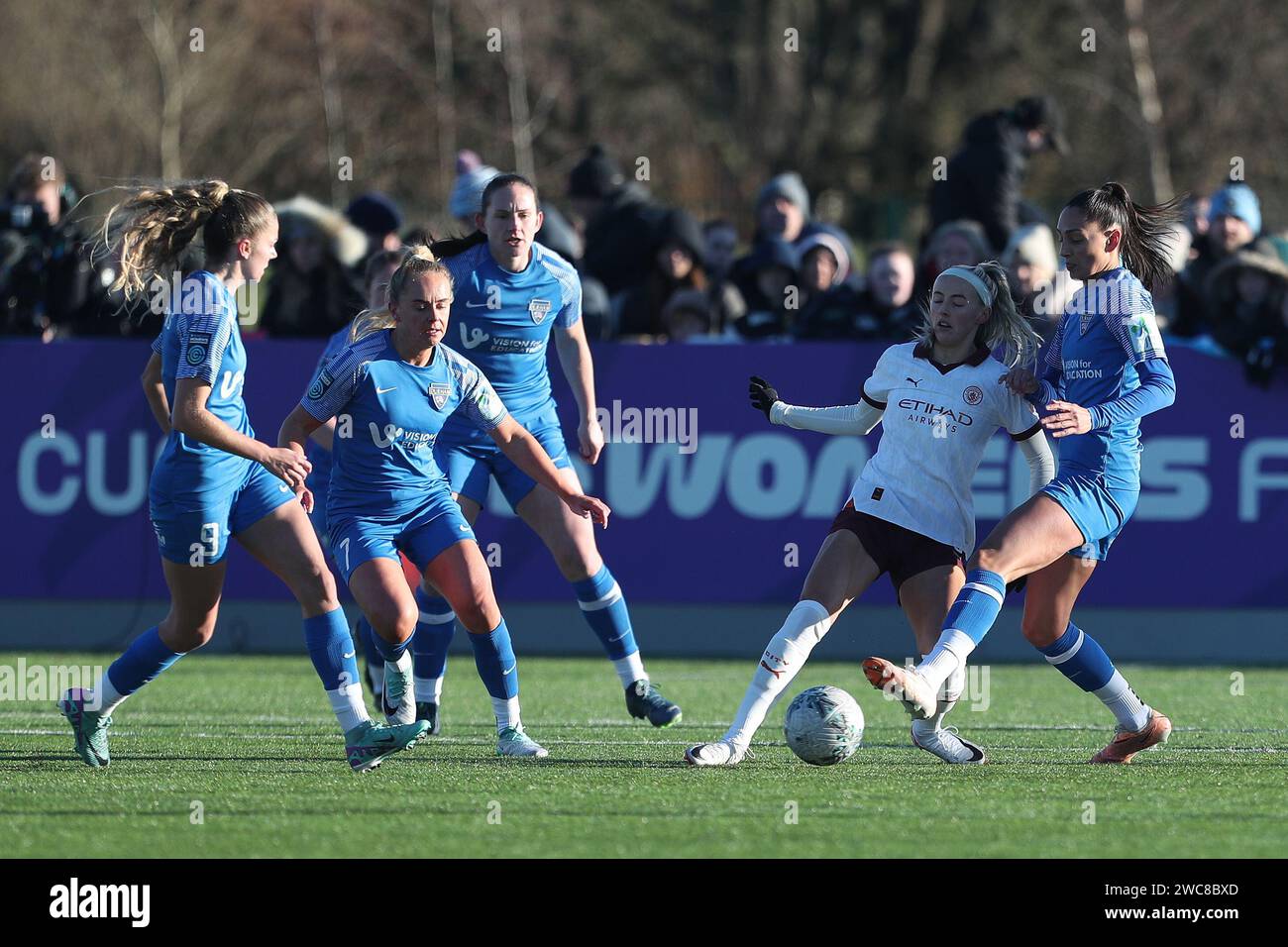 Durham City on Sunday 14th January 2024. Manchester City's Chloe KELLY ...