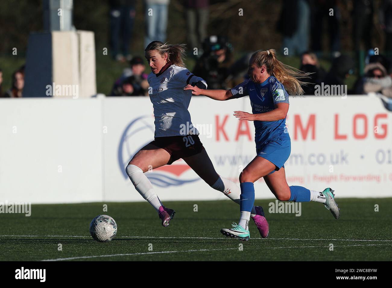 Durham City on Sunday 14th January 2024. Manchester City's Jill ROORD ...