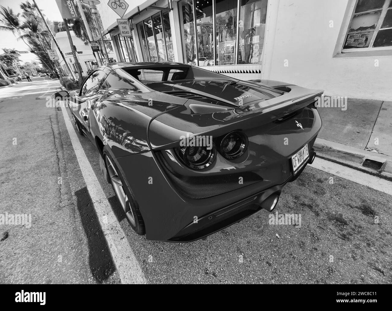 Ferrari f8 Black and White Stock Photos & Images - Alamy
