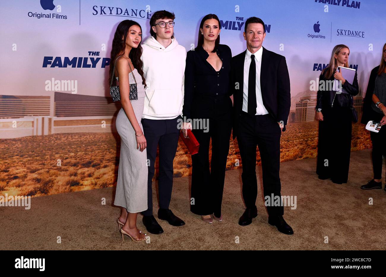 Red Carpet World Premiere of the Apple Original Film "The Family Plan ...