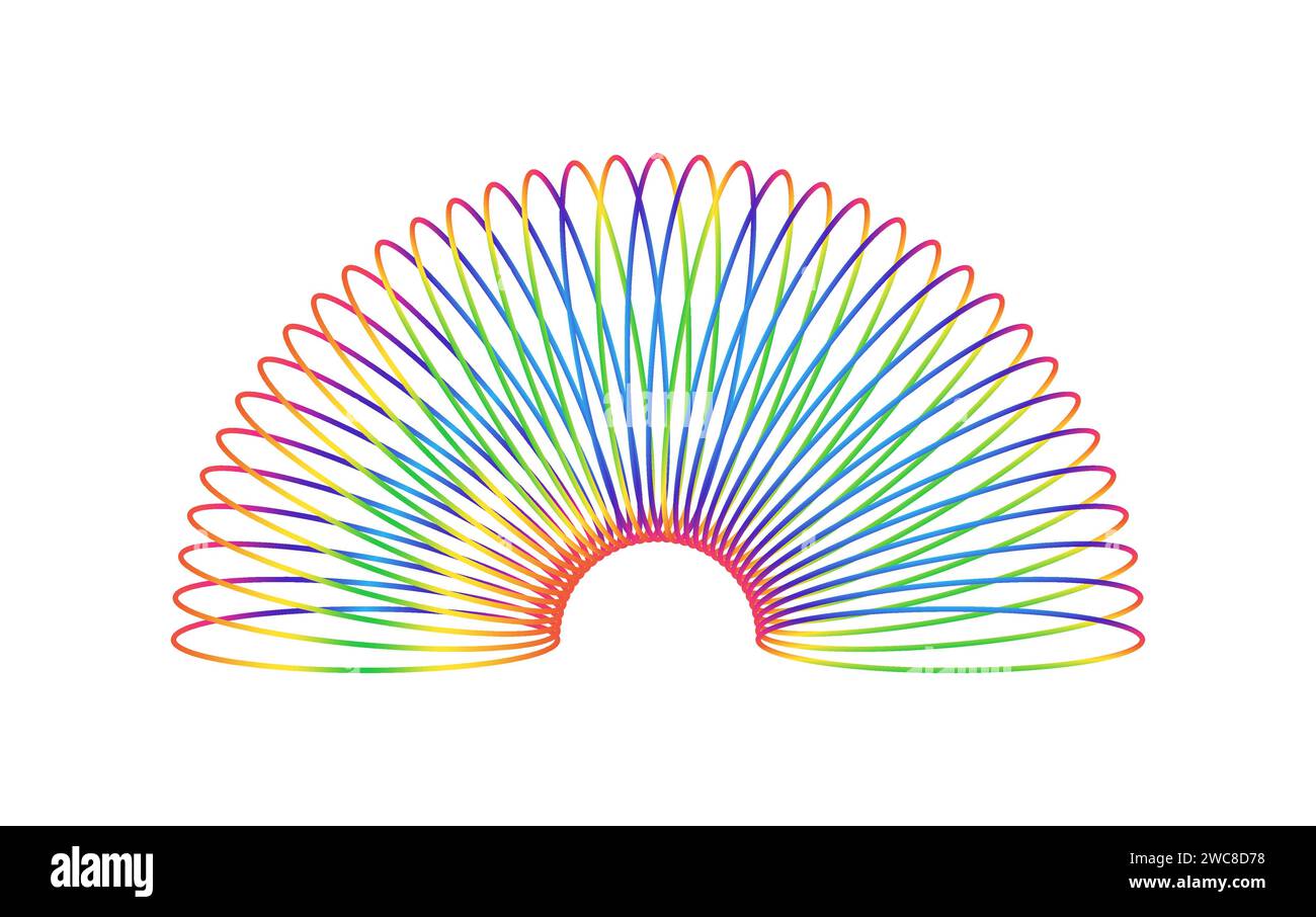 Slinky toy in Stock Vector Images - Alamy