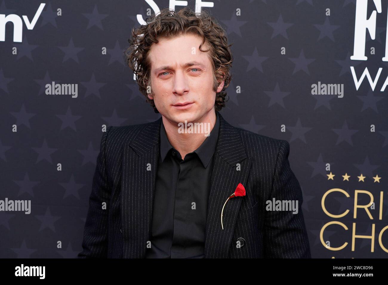 Jeremy Allen White arrives at the 29th Critics Choice Awards on Sunday ...