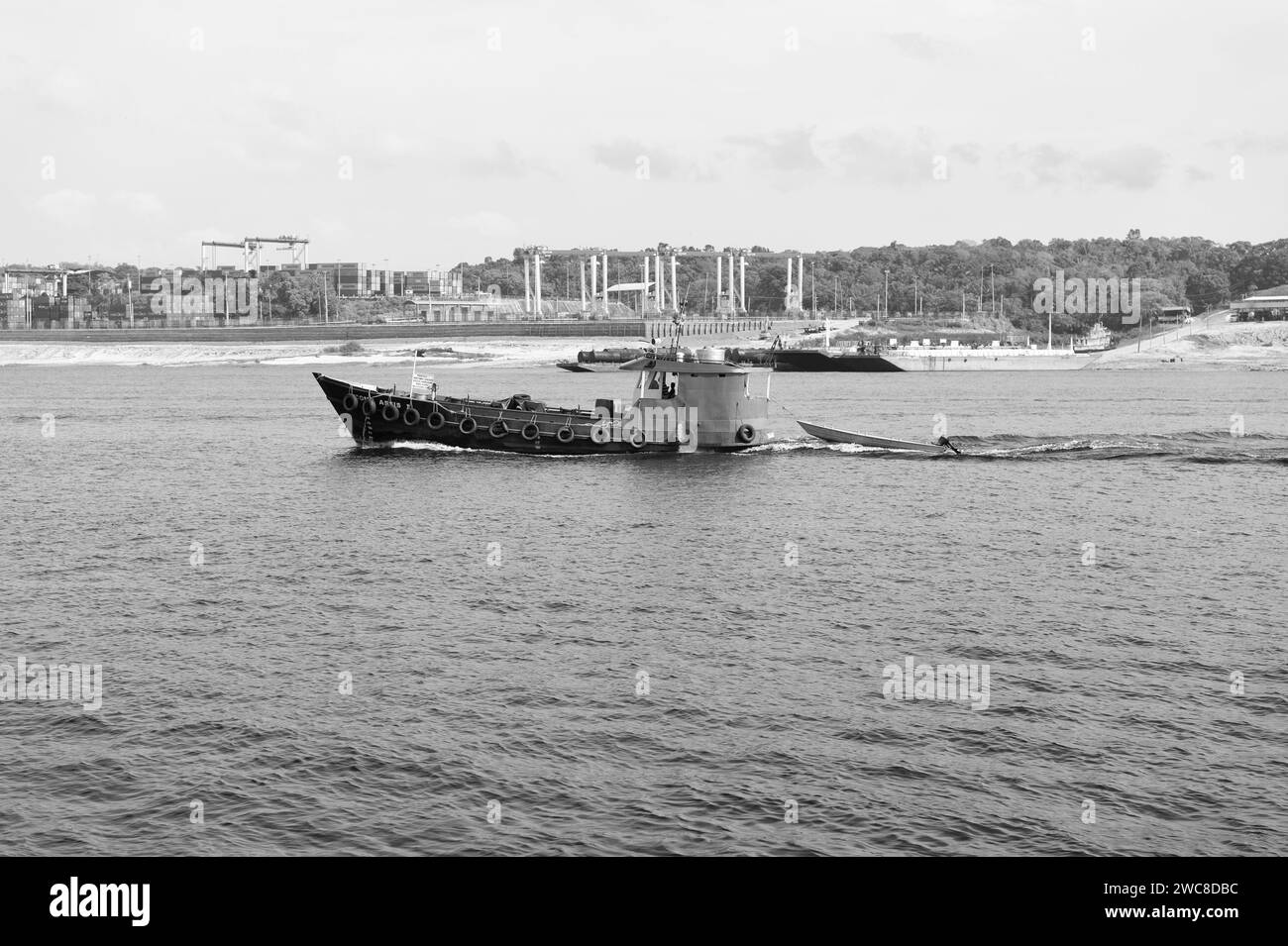 The port manaus Black and White Stock Photos & Images - Alamy